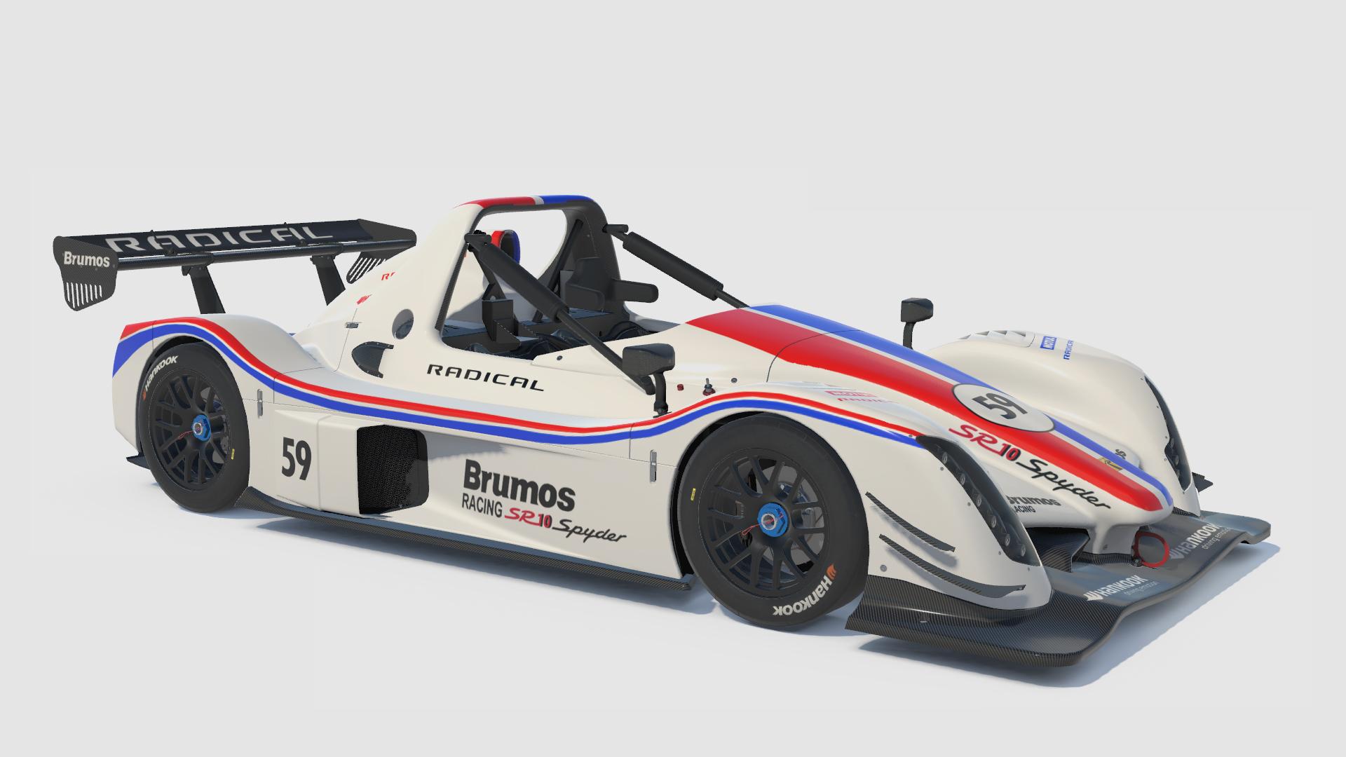 Brumos Classic Radical SR10 Spyder by Bill Krause - Trading Paints
