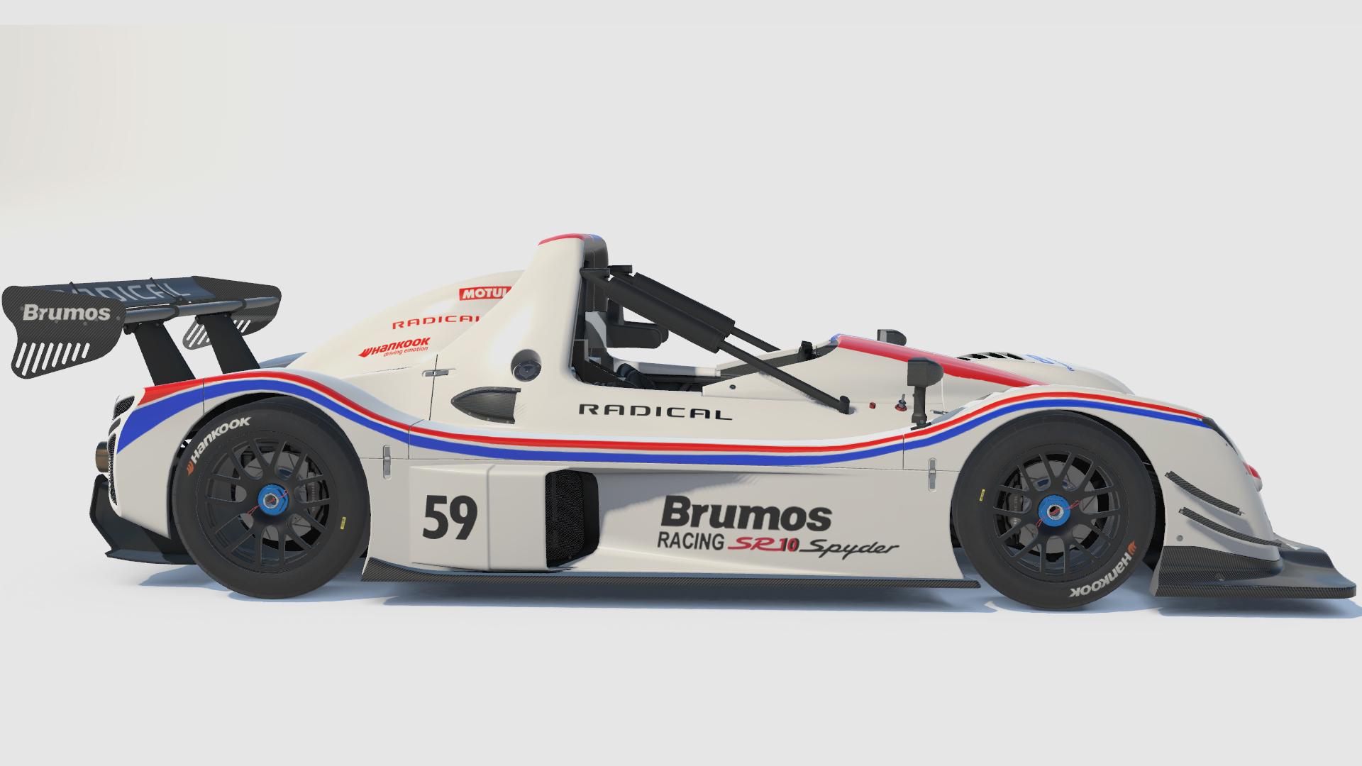 Brumos Classic Radical SR10 Spyder by Bill Krause - Trading Paints