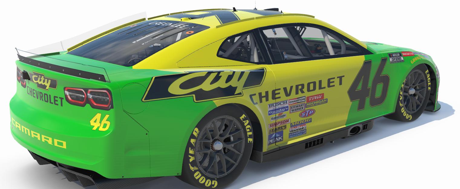 Cole Trickle City Chevrolet Camaro ZL1 Throwback *Days of Thunder ...