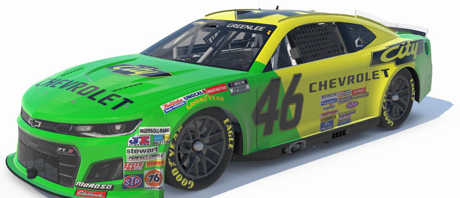Cole Trickle City Chevrolet Camaro ZL1 Throwback *Days of Thunder ...