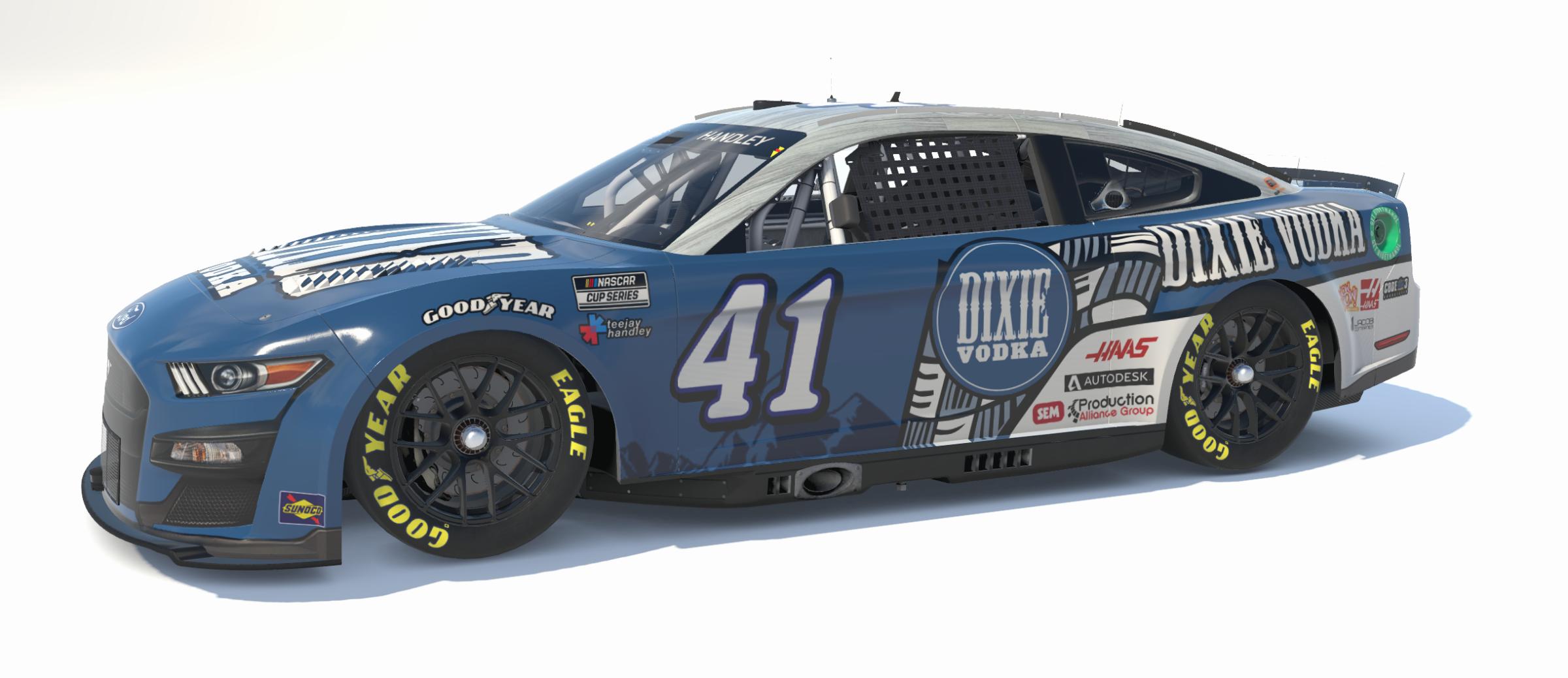 Sim Stamp - Cole Custer - DIXIE VODKA - SHR - Stewart Haas Racing ...