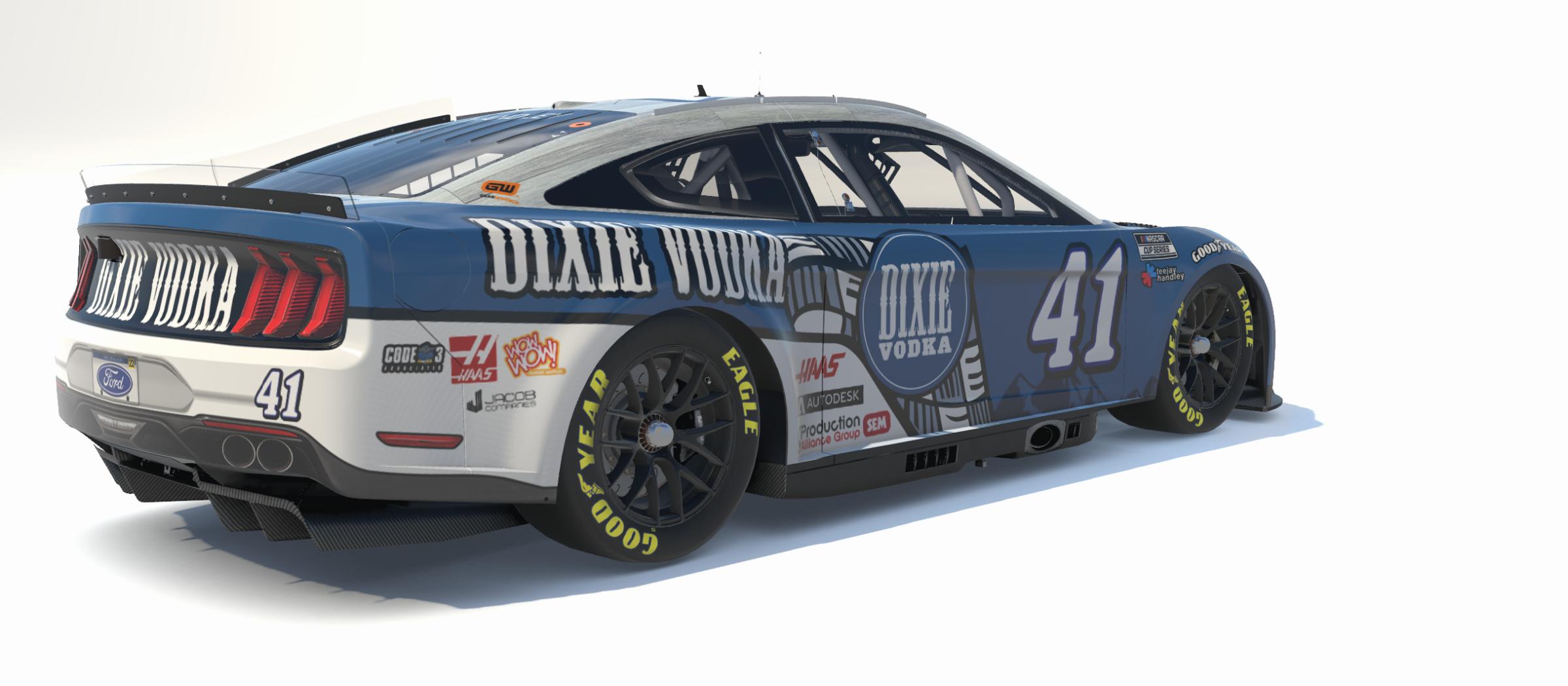 Sim Stamp - Cole Custer - DIXIE VODKA - SHR - Stewart Haas Racing ...