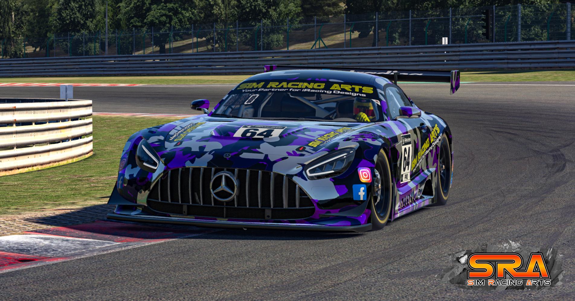 Sim Racing Arts Mercedes AMG GT3 2020 by Michael Stelter - Trading Paints
