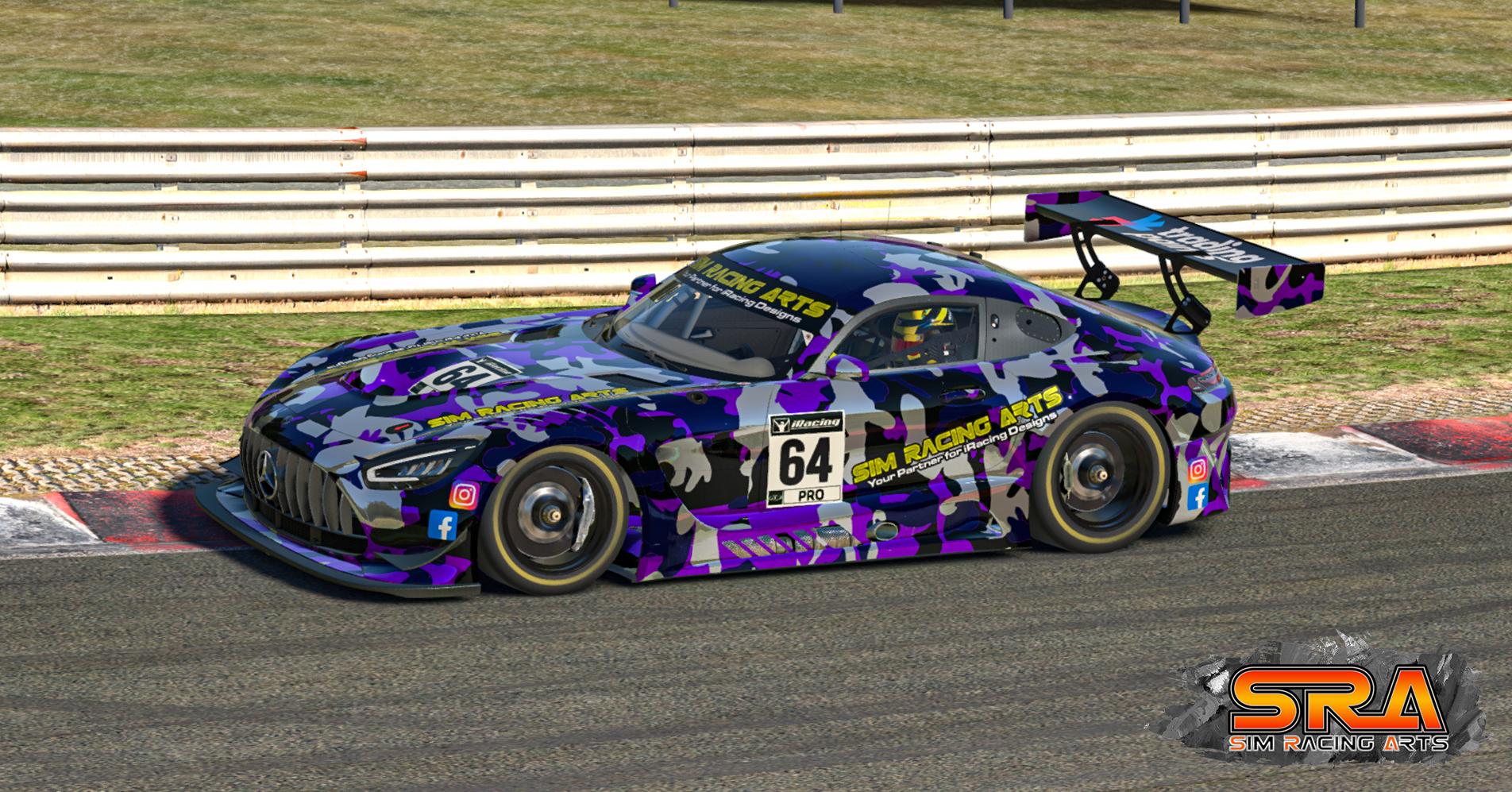 Sim Racing Arts Mercedes AMG GT3 2020 by Michael Stelter - Trading Paints