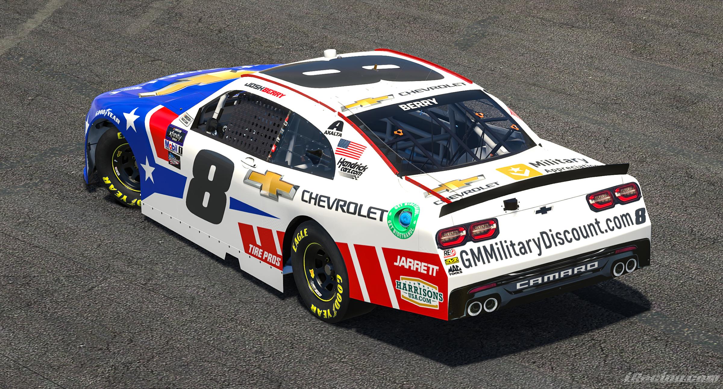 2022 Josh Berry Chevy Military Appreciation Camaro (No #s) by Ryan A ...