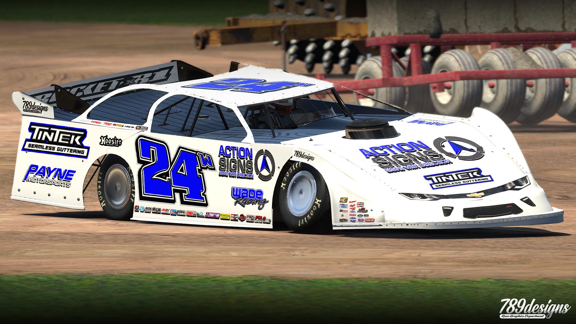 Landon Wade Dirt Late Model by Garrett Marshall - Trading Paints