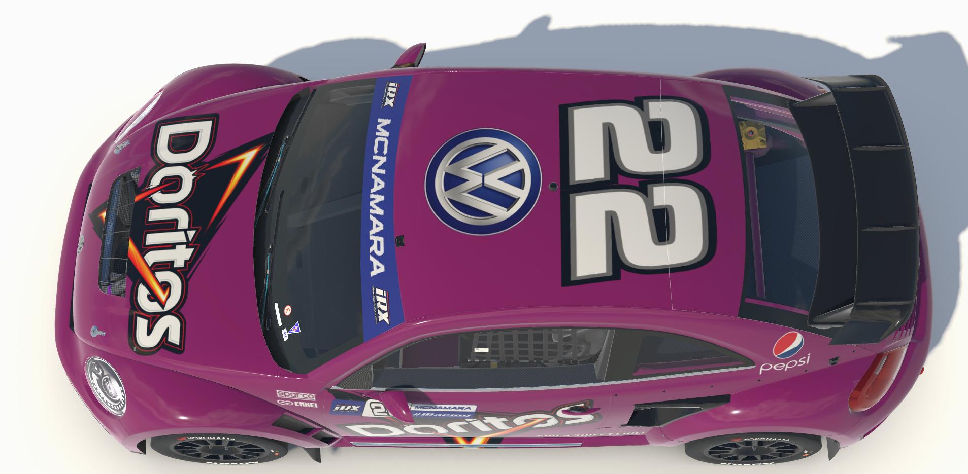 VW Beetle Team Doritos Spicy Sweet Chili 2022 by Johnny McNamara ...