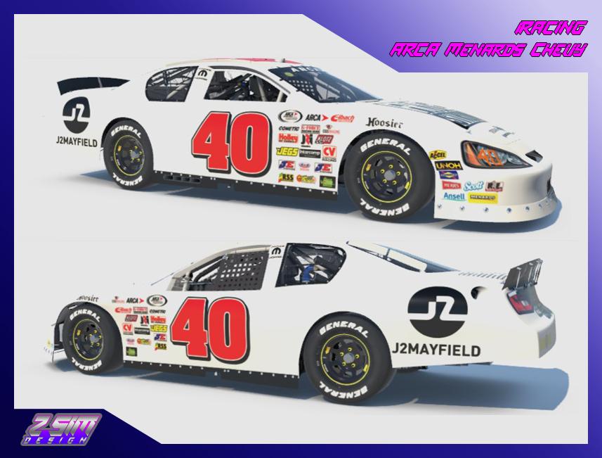 2014 Josh Reeves #40 Frye Strong/J2 Mayfield ARCA Dodge by Zachary S ...