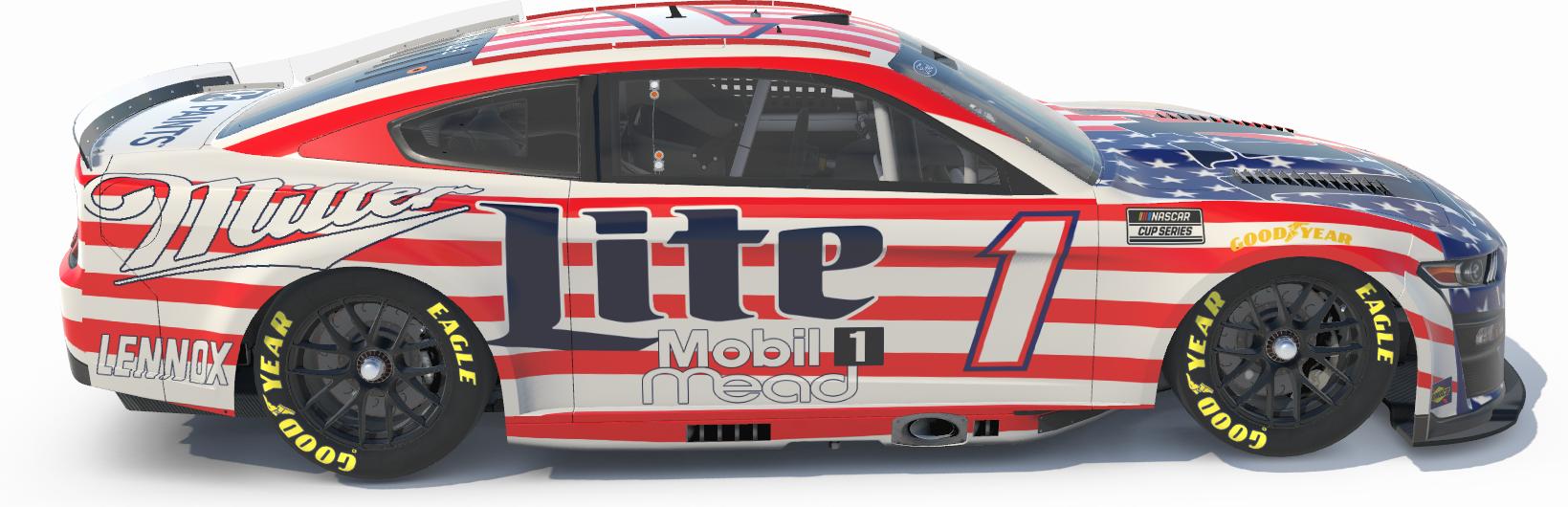 Miller Lite Ford Mustang (Inspired by Trackhouses Jockey Scheme) by ...