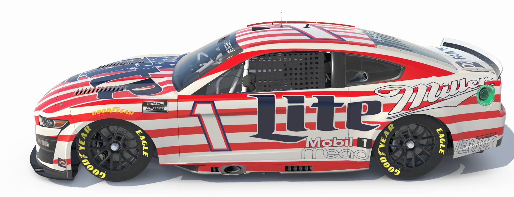 Miller Lite Ford Mustang (Inspired by Trackhouses Jockey Scheme) by ...