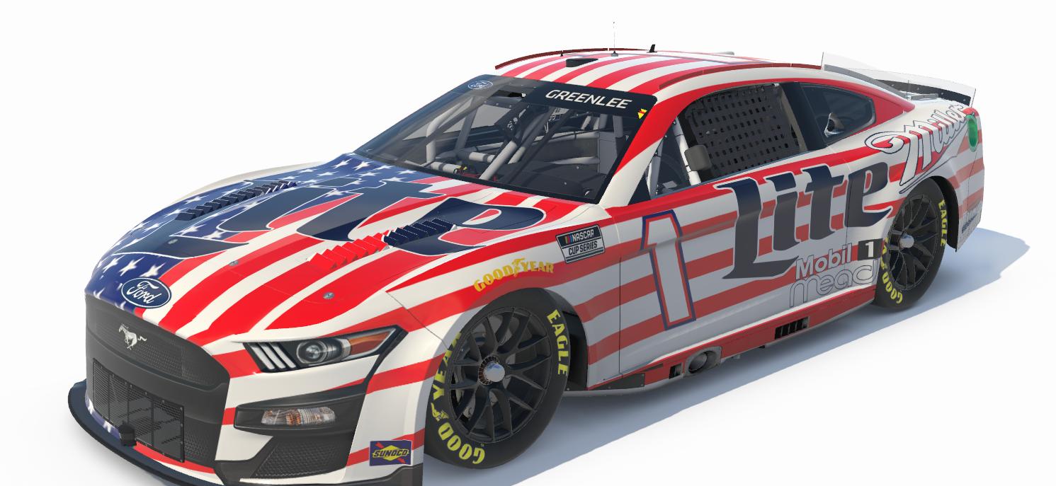 Miller Lite Ford Mustang (Inspired by Trackhouses Jockey Scheme) by ...