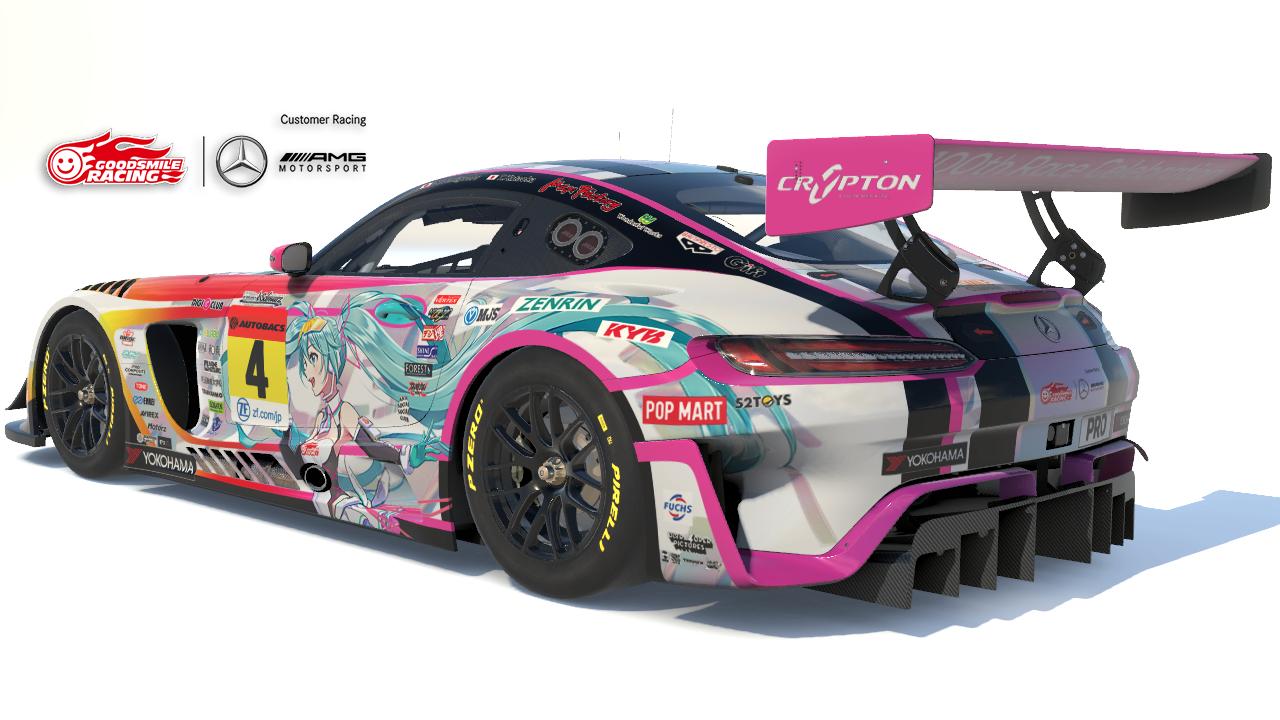 #4 Goodsmile Hatsune Miku AMG 2021 (Goodsmile Racing 2021 Super GT) by ...
