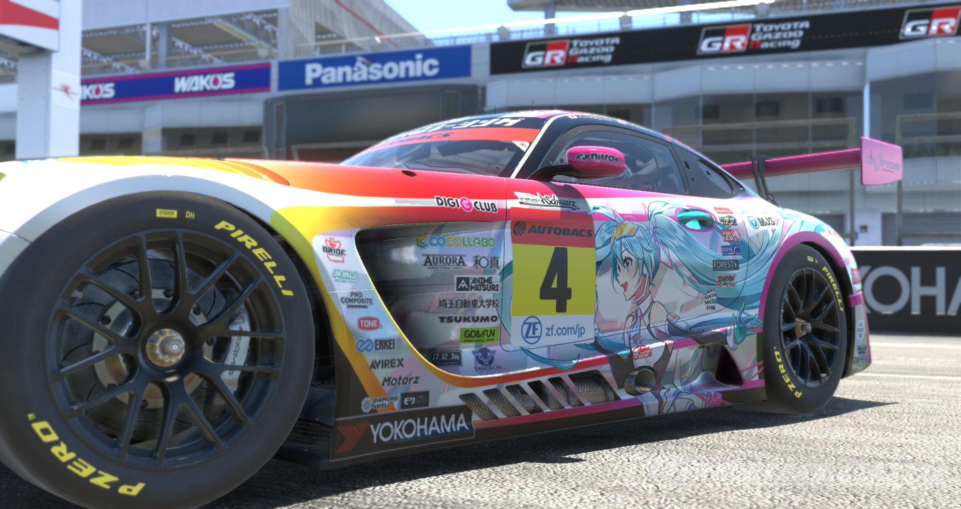 #4 Goodsmile Hatsune Miku AMG 2021 (Goodsmile Racing 2021 Super GT) by ...