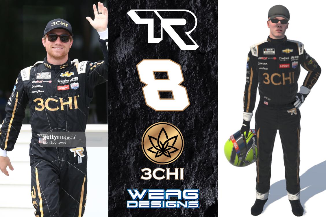 Tyler Reddick 2022 3Chi Suit by Wes Gallo - Trading Paints