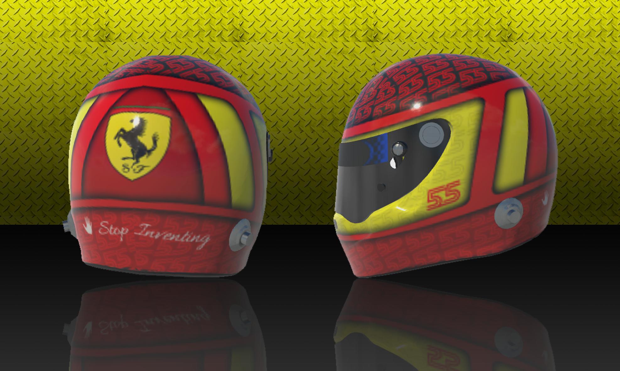 "Stop Inventing" - Carlos Sainz by Alex Ramallo - Trading Paints