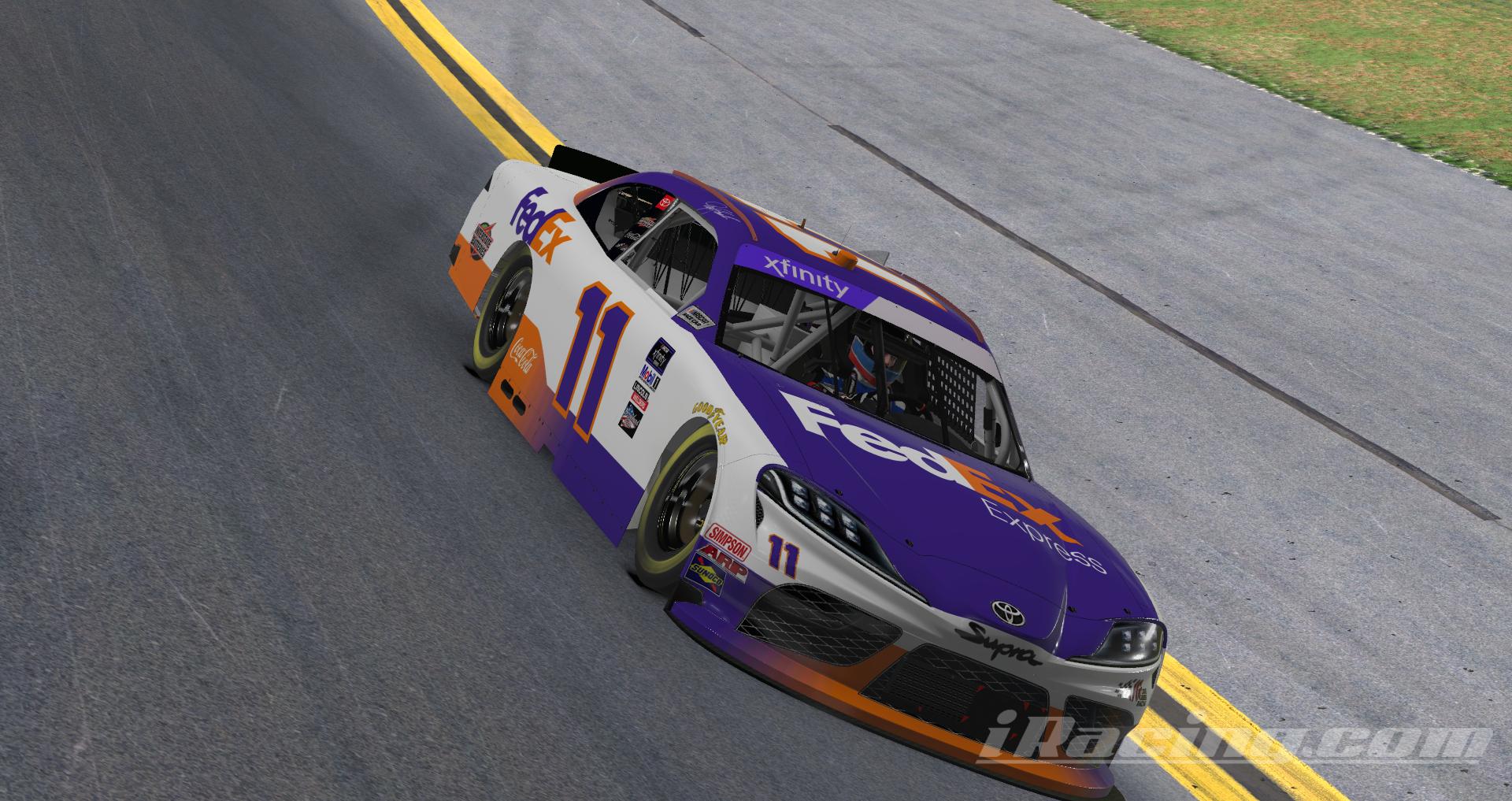 Denny Hamlin FedEx Xfinity With Number by Martin Roberg - Trading Paints