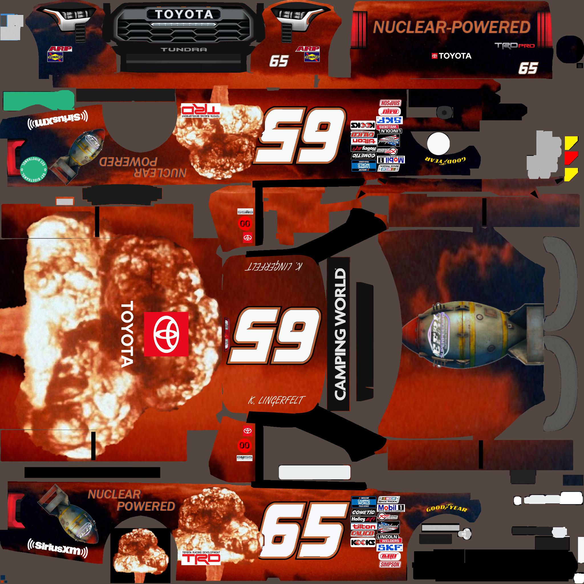 KYLE LINGERFELT 65 NUCLEAR POWERED by Joshua Land Fox - Trading Paints