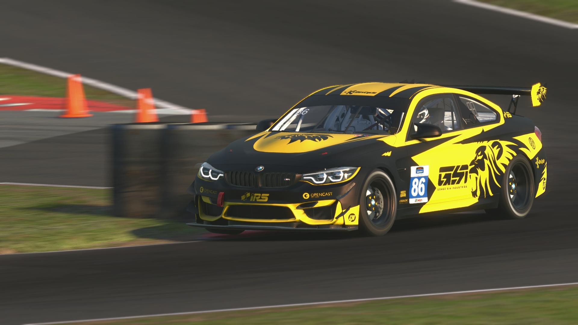 BMW M4 GT4 - Fiercely Forward by Alessio Bender - Trading Paints