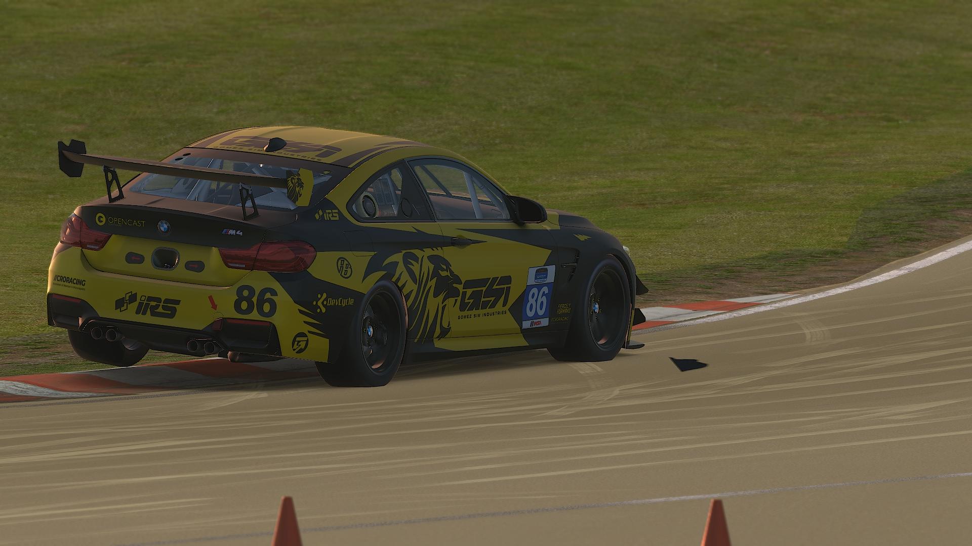 BMW M4 GT4 - Fiercely Forward by Alessio Bender - Trading Paints