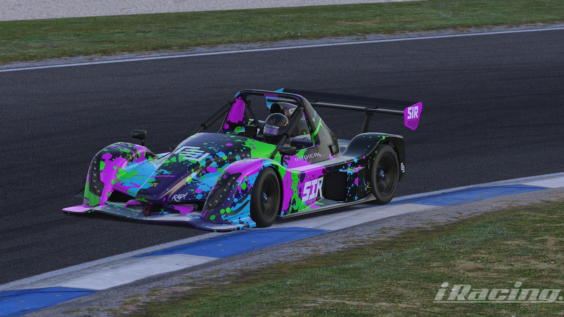 SIR Radical 10 - Neon Splatter by Jonathan Curto - Trading Paints