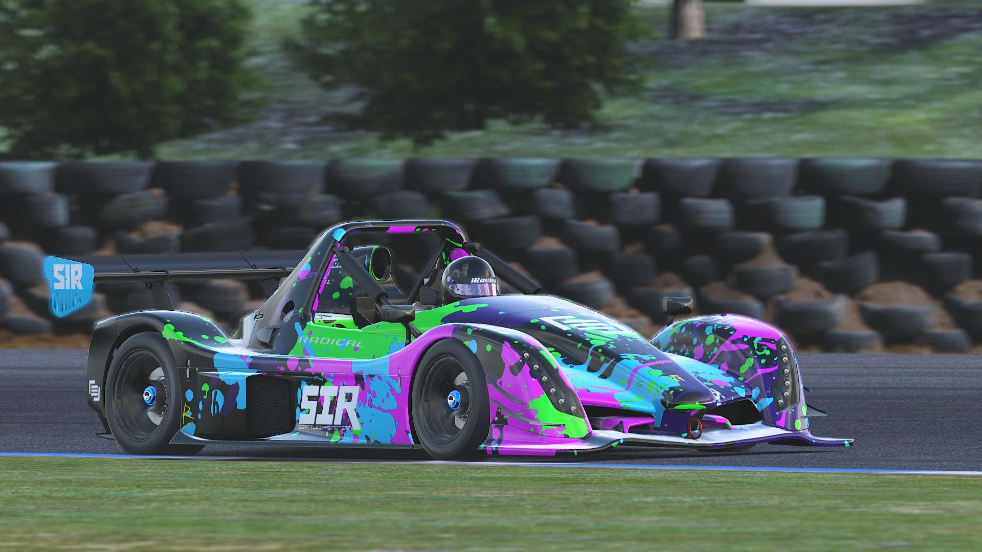 SIR Radical 10 - Neon Splatter by Jonathan Curto - Trading Paints