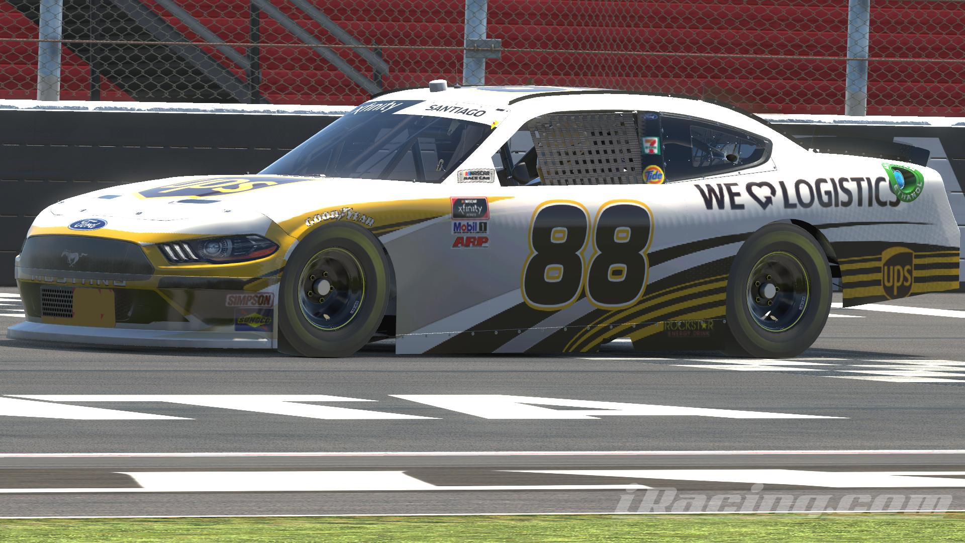 UPS Xfinity Mustang by Emmanuel Santiago - Trading Paints