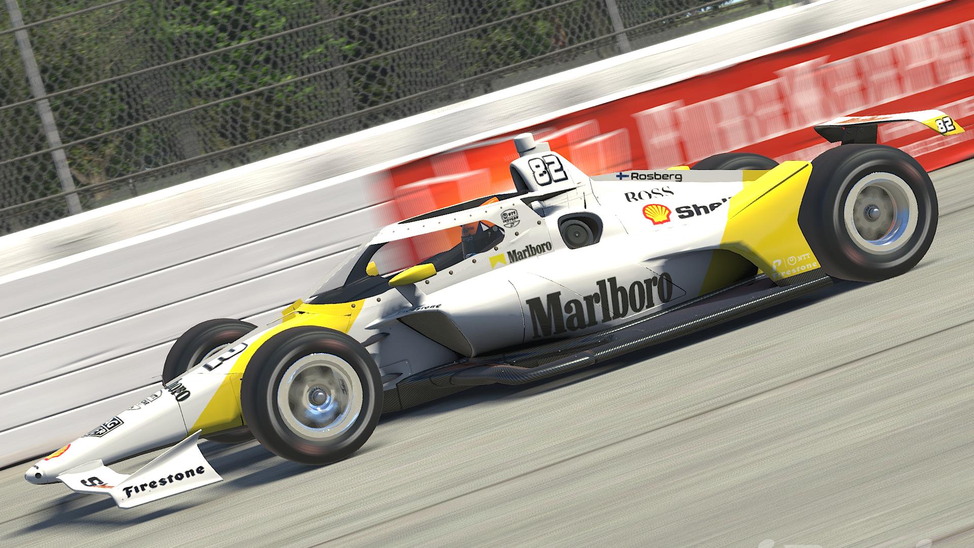Keke Rosberg 1986 Yellow Marlboro McLaren IR18 by Dakota D. - Trading ...