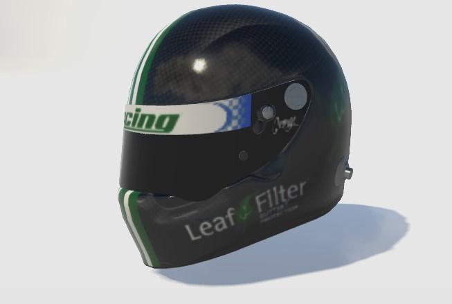 Leaf Filter Helmet by Bernie Mobbs - Trading Paints
