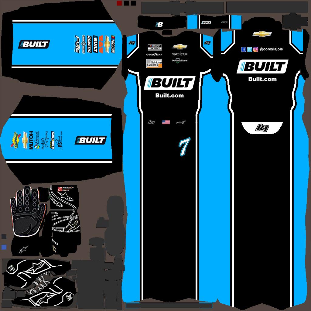 7 Corey LaJoie Built Car Suit copy by Dylan Martens - Trading Paints