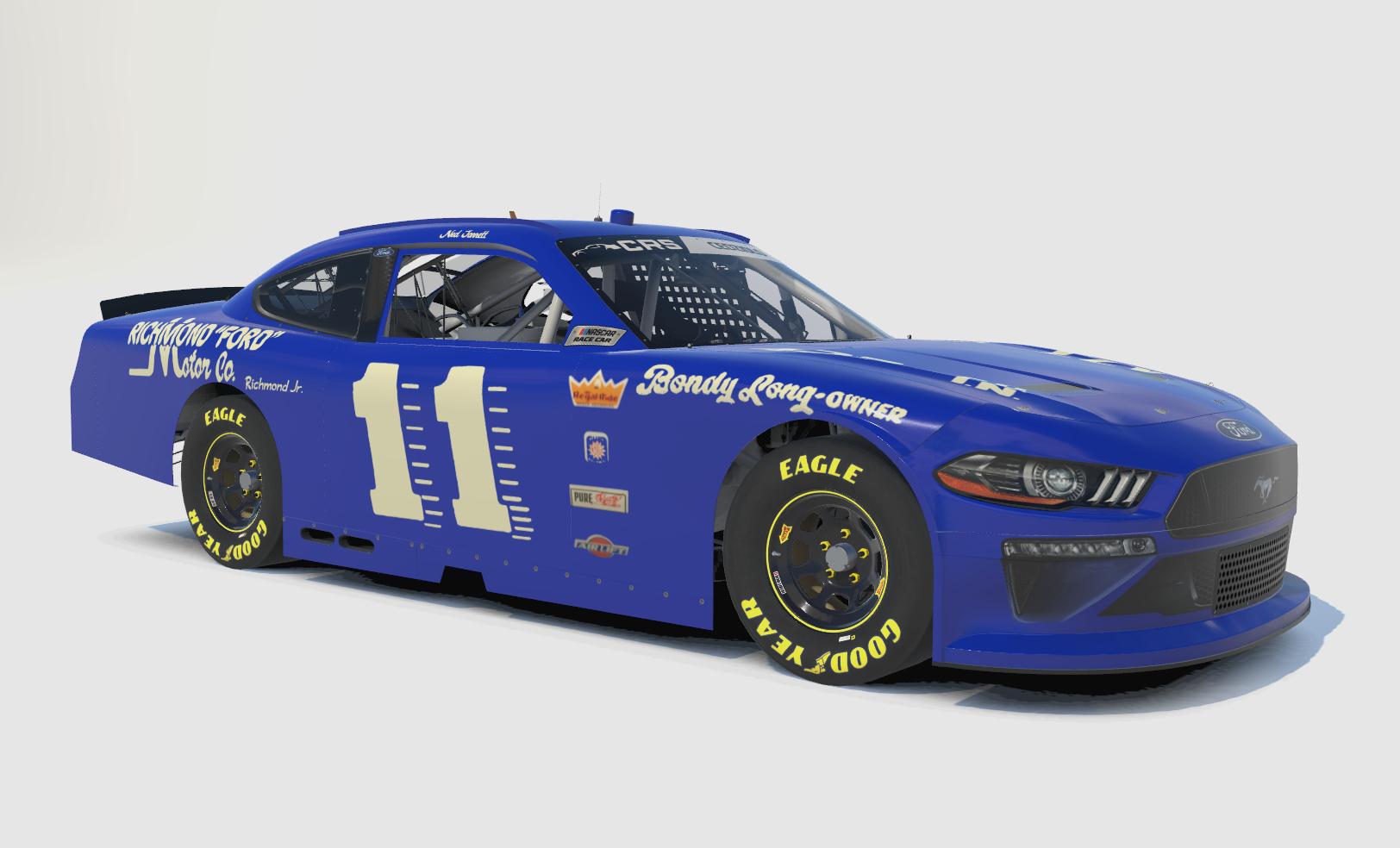 Ned Jarrett Richmond Ford Throwback NASCAR Xfinity Ford Mustang by ...