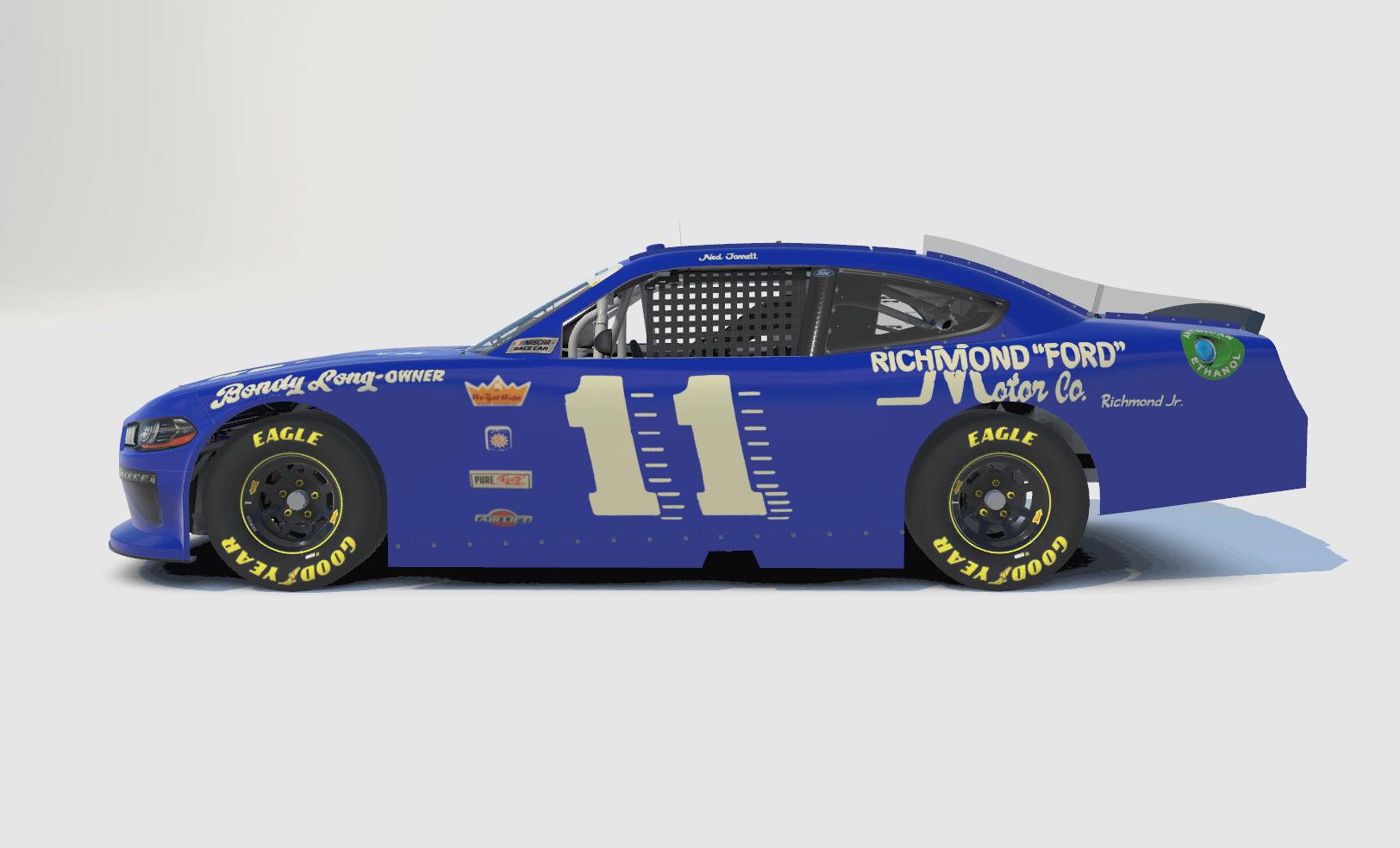 Ned Jarrett Richmond Ford Throwback NASCAR Xfinity Ford Mustang by ...