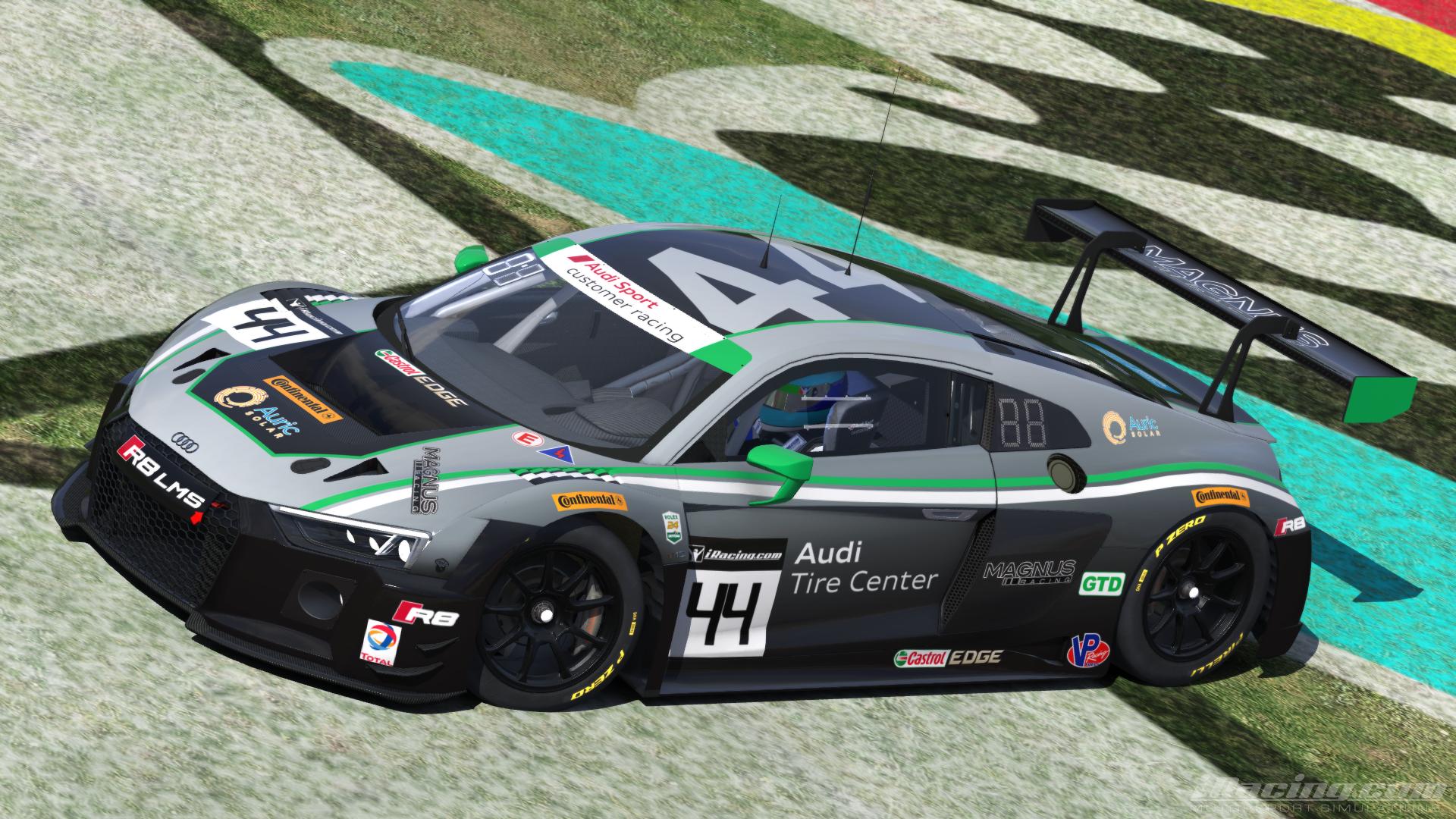 Audi R8 GT3 Magnus Racing Daytona 24 winner. (with gradient) by Mika ...