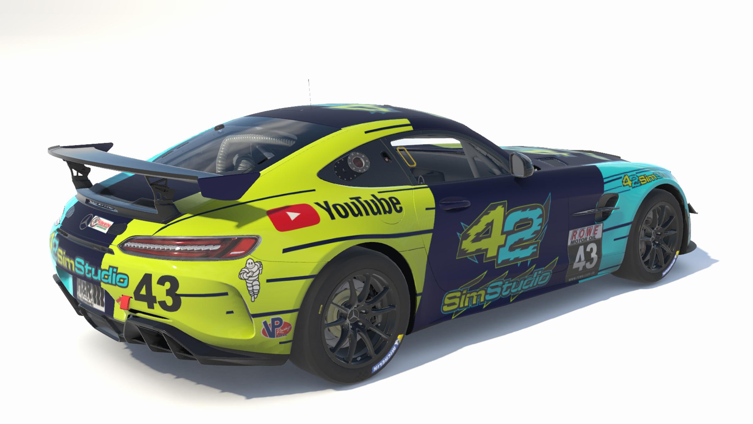 42SimStudio AMG GT4 by Michael Teusch - Trading Paints