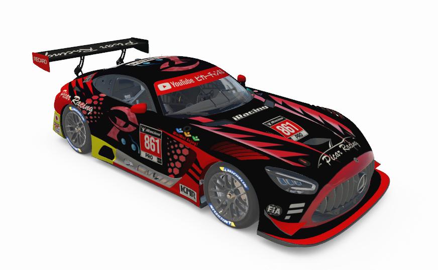Picar Racing Black Edition Mercedes AMG GT3 2020 by Takeshi Taniguchi ...