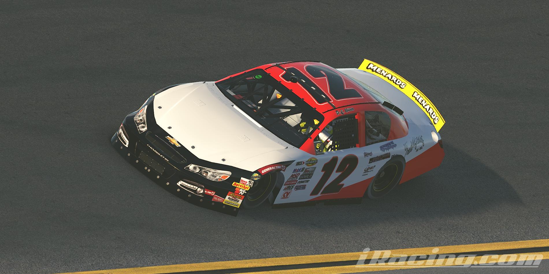 2022 D.L. Wilson #12 ARCA by Zach Carr - Trading Paints