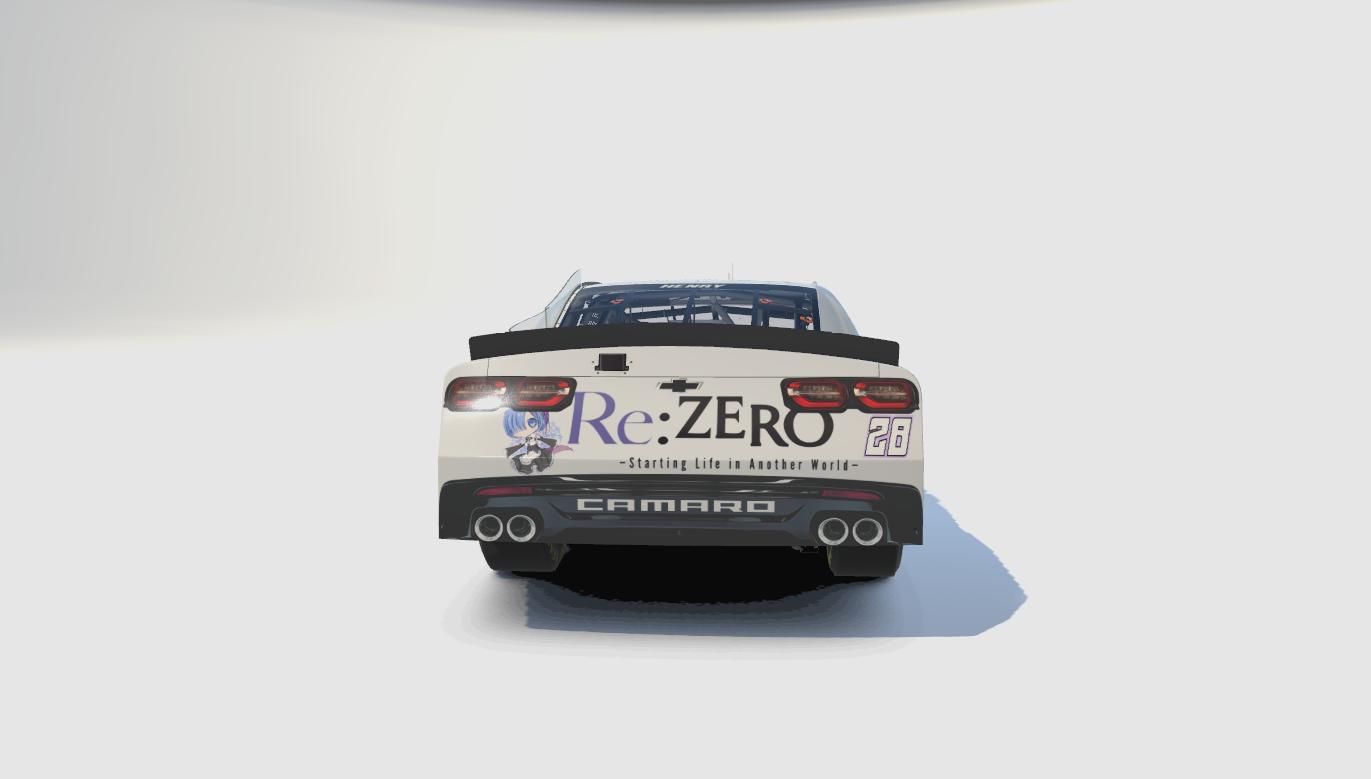 Re:zero Rem Nascar Xfinity Chevrolet by Chauncey Henry Jr - Trading Paints