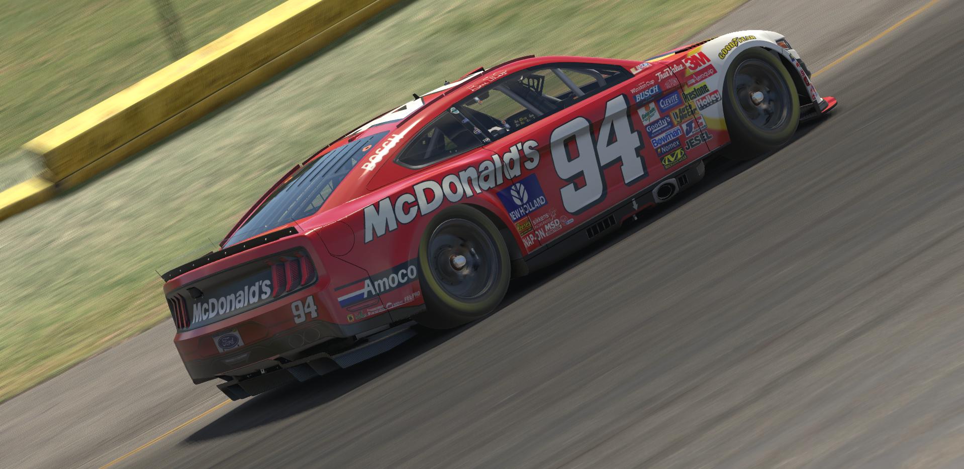 1996 B.Elliott - McDonalds /w Number by Thomas Nolden - Trading Paints