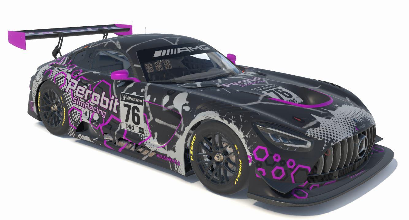Perobit Mercedes AMG GT3 2020 Zimmer/Pink by Chris Bartel - Trading Paints