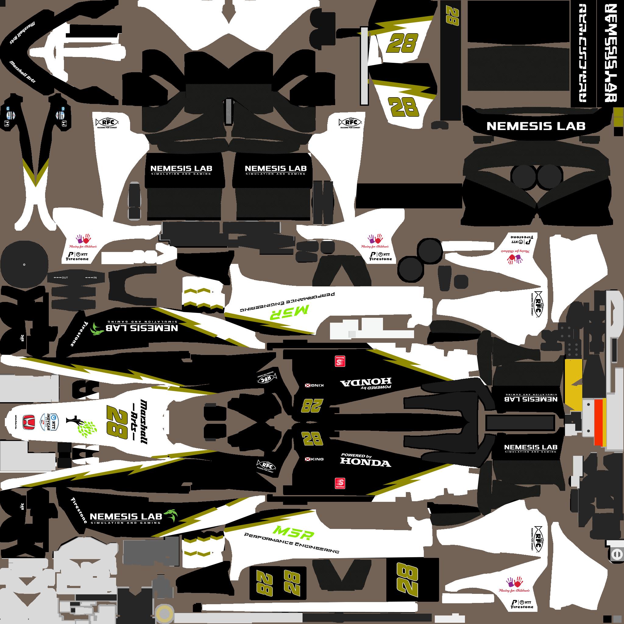 2022 28 Norman King Corsa Indycar Dallara IR18 by Norman King - Trading ...