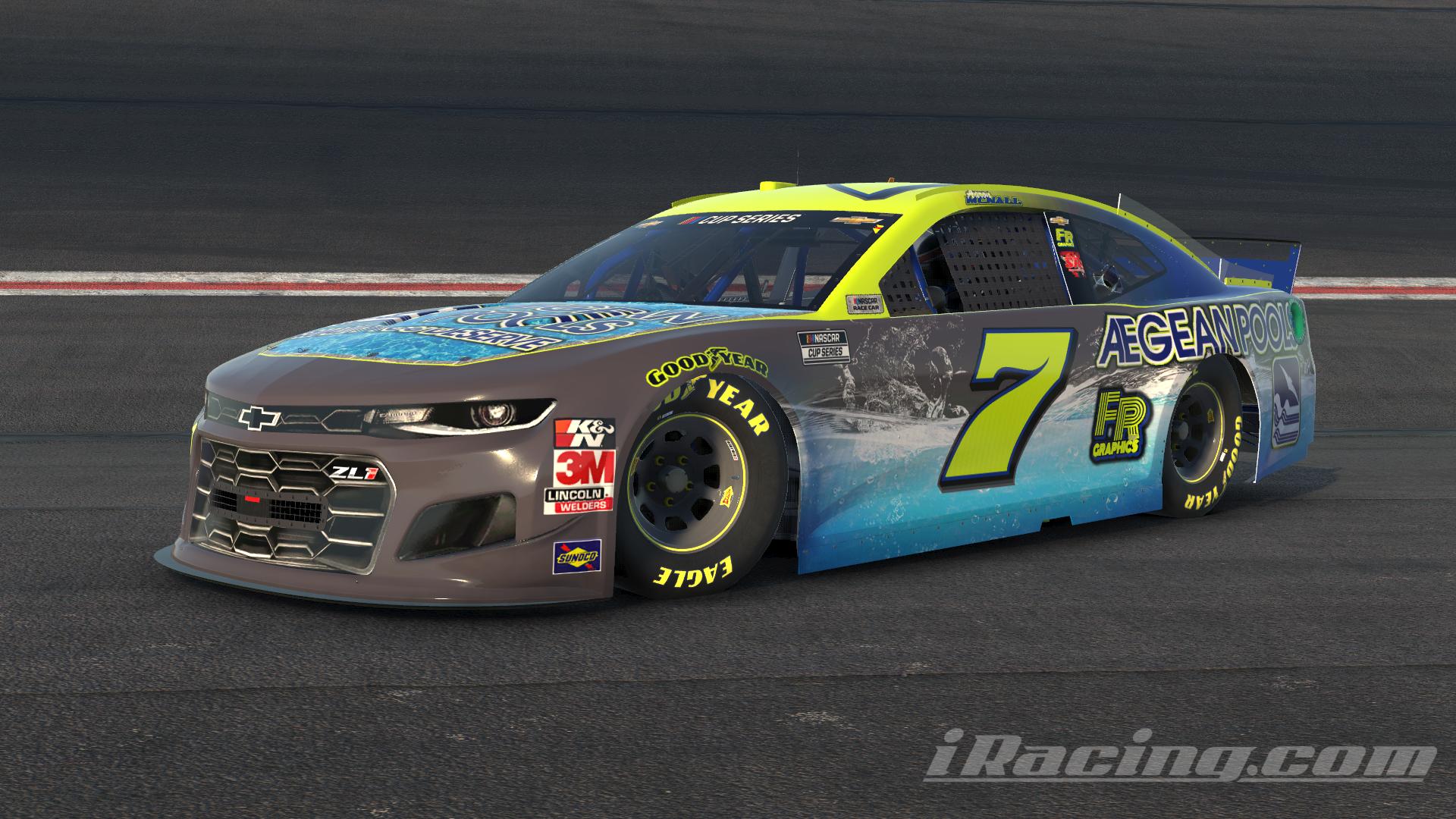 Aaron McNall 2022 Gen 6 Cup Series Chevrolet Camaro by Jason Furqueron ...