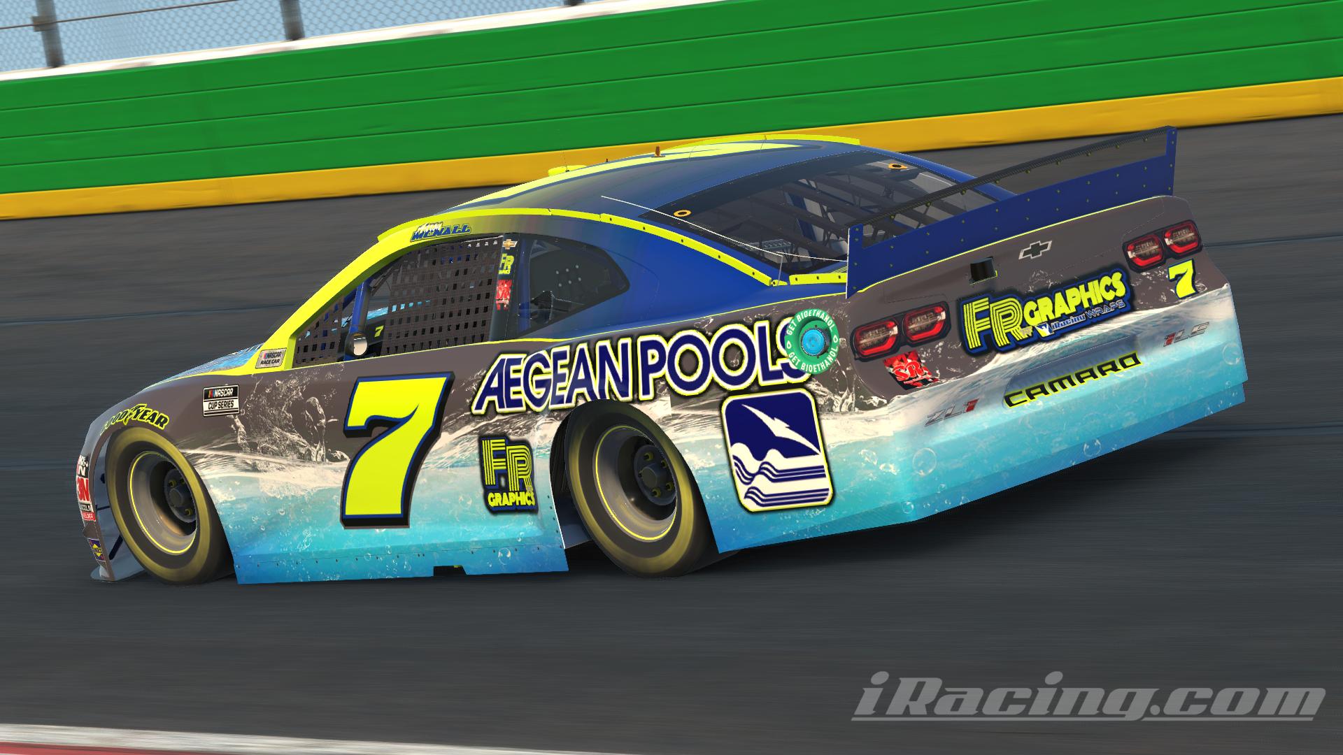 Aaron McNall 2022 Gen 6 Cup Series Chevrolet Camaro (NO #s) by Manix ...