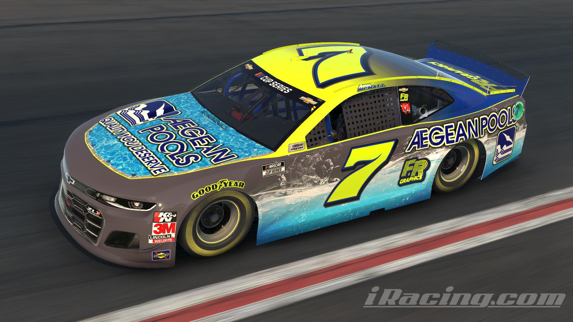 Aaron McNall 2022 Gen 6 Cup Series Chevrolet Camaro (NO #s) by Manix ...