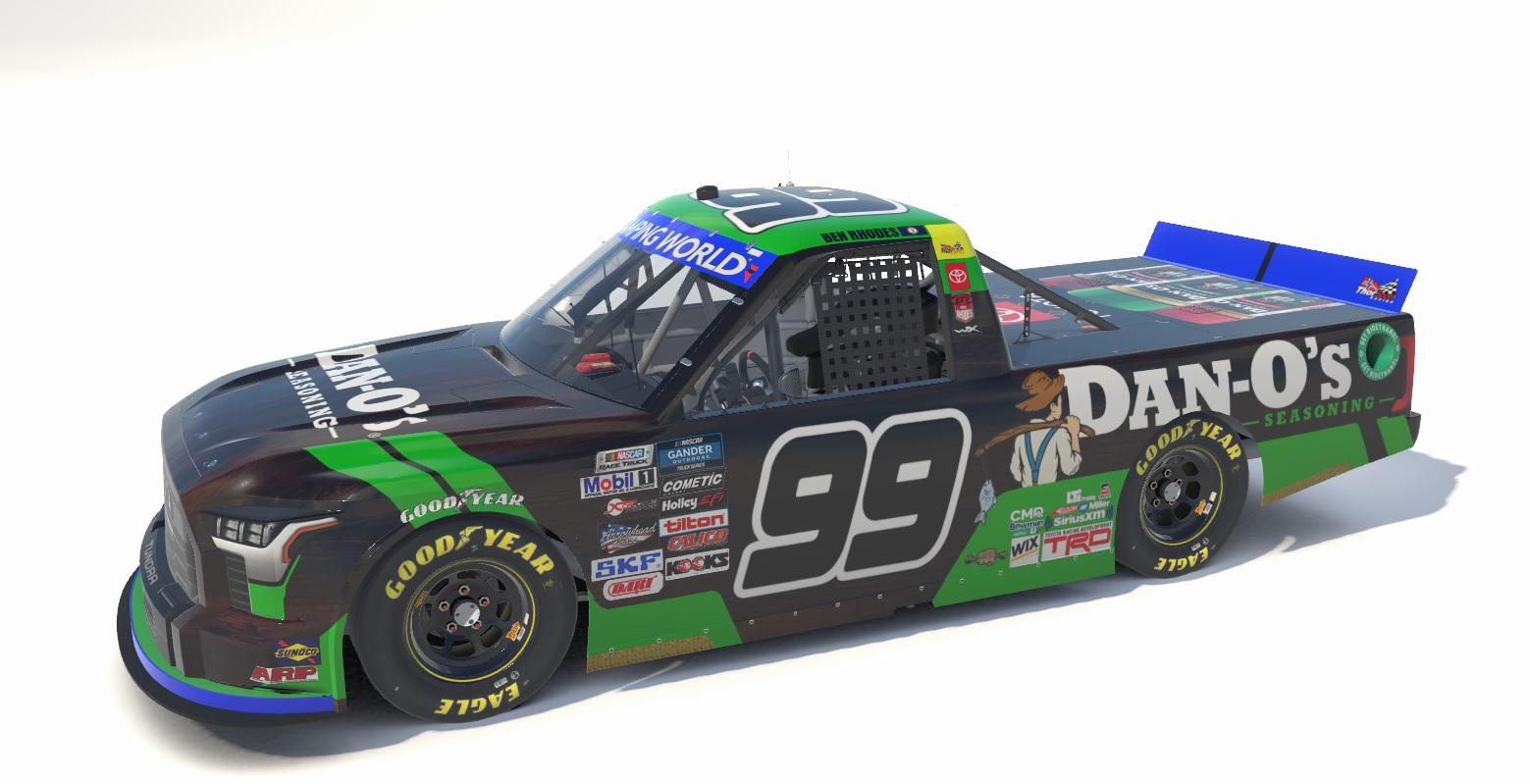 2022 Ben Rhodes - Dan-Os (IRP) *No Number* by Zach Michael - Trading Paints