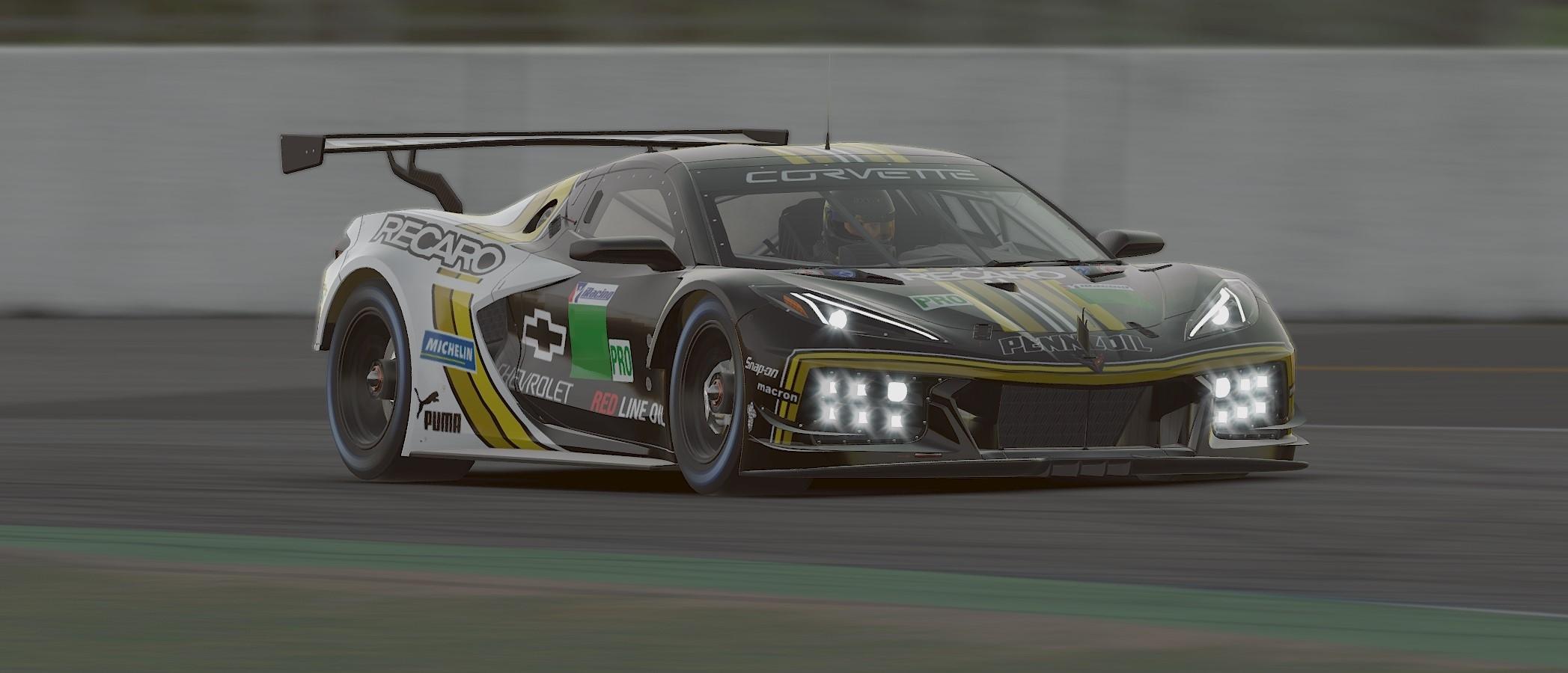 Recaro Corvette C8.R GTE ... NO# by Bernie Mobbs - Trading Paints