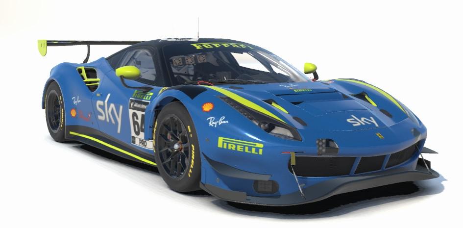 488 EVO Sky - Light Blue by Thomas Marsden2 - Trading Paints