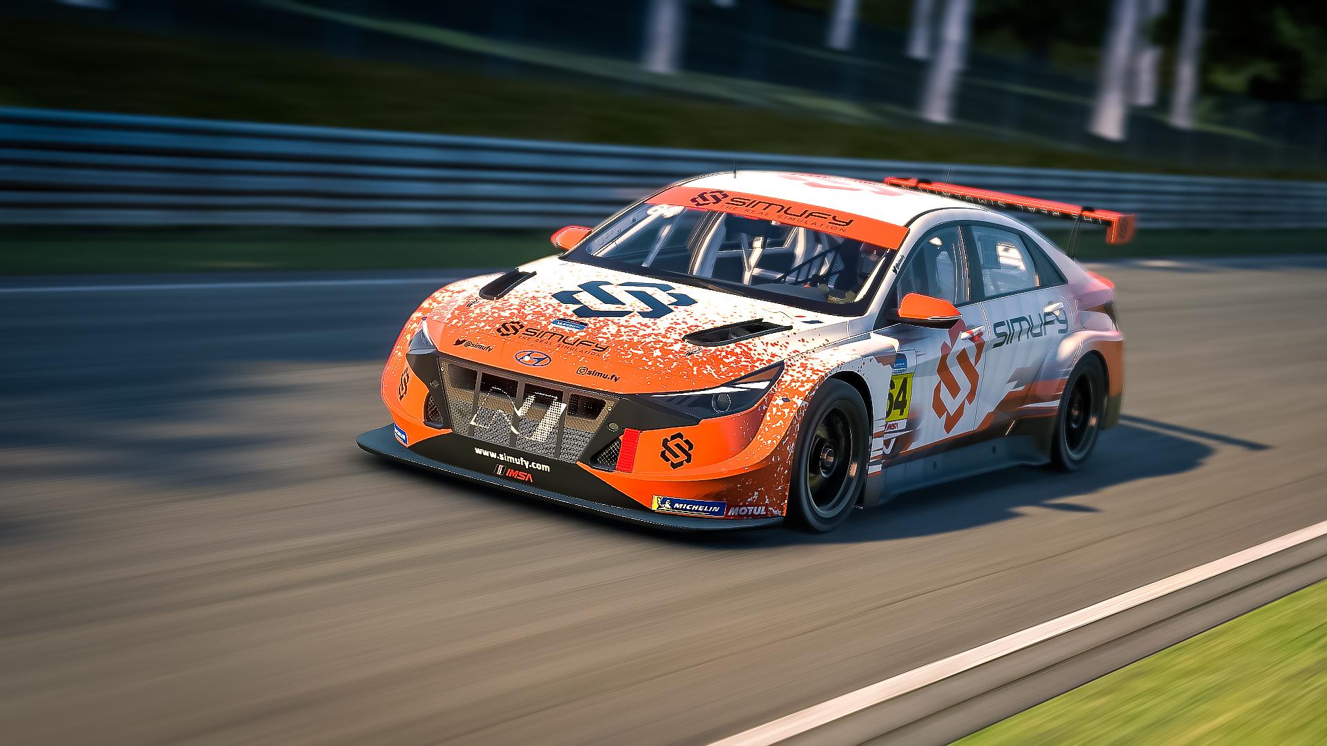 Simufy Hyundai Elantra N TC IMSA by Josep M V. - Trading Paints