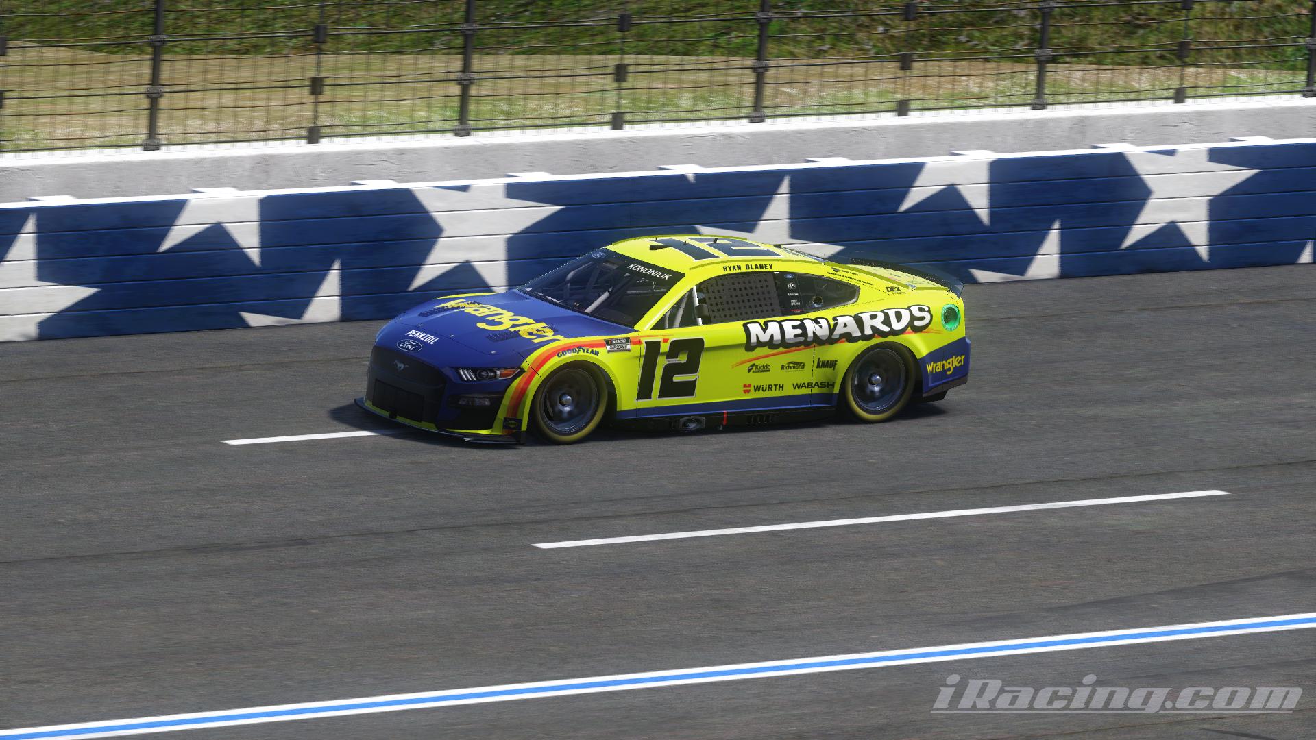 2022 Ryan Blaney - Wrangler/Menards | All-Star Winner Paint scheme ...