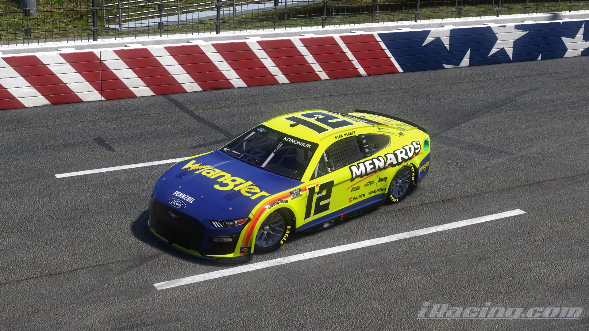 2022 Ryan Blaney - Wrangler/Menards | All-Star Winner Paint scheme ...