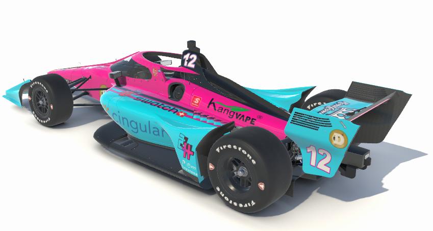 2H Indycar Dallara IR18 Pink Base by Jacob Hilliker - Trading Paints