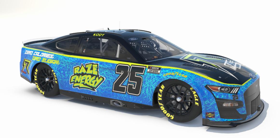 Blue Raze Energy Next Gen Livery by Chris F Pearce - Trading Paints